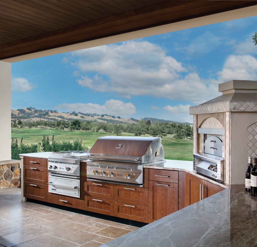 Outdoor Kitchen Finishes | Brown Jordan Outdoor Kitchens